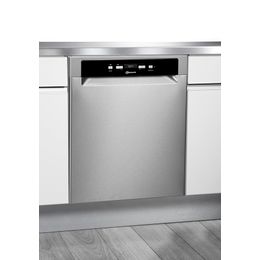 Bauknecht Unterbaugeschirrsp&uuml;ler "OBUC ECOSTAR 5320", Energieeffizienz: D (A-G), silber (edelstahl), B:59,8cm H:82cm T:59cm, Geschirrsp&uuml;ler