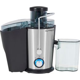 Gutfels Entsafter "JUICE 3010", schwarz (schwarz, edelstahl), B:21cm H:30,5cm T:22,5cm, Entsafter