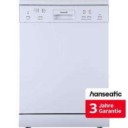 Hanseatic Standgeschirrsp&uuml;ler "HG6085D137609HW", Energieeffizienz: D (A-G), wei&szlig;, B:59,8cm H:84,5cm T:60cm, Geschirrsp&uuml;ler, inkl. 3 Jahre Herstellergarantie, Topseller