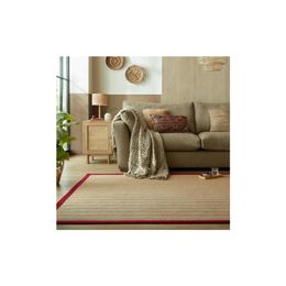 Jute-Teppich geometrisch Rot 160 x 230 cm - TRENT KADIMA DESIGN