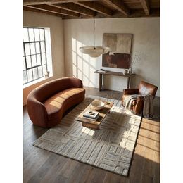 Wollteppich abstrakt Natur 140 x 200 cm - EDALE KADIMA DESIGN