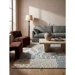 Wollteppich Boho Blau 120 x 170 cm - SOAR KADIMA DESIGN