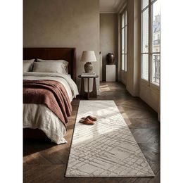 L&auml;ufer Rauten Creme 80 x 300 cm - ARLEN KADIMA DESIGN