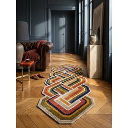 L&auml;ufer Wolle Terrakotta 80 x 300 cm - SOAR KADIMA DESIGN