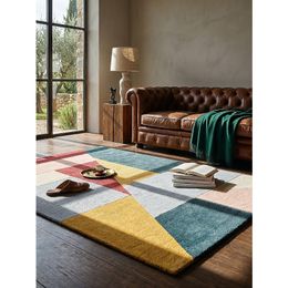 Wollteppich geometrisch Bunt 120 x 170 cm - DEBEN KADIMA DESIGN