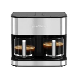 ProfiCook PC-KAD 1308 Edelstahl Filterkaffeemaschine (32 Tassen, 3,6 l Wasstertank, Glaskanne, Warmhalteplatte, Abschaltautomatik, Wasserstandsanzeige)
