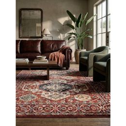 Teppich geometrisch Rot 80 x 150 cm - GLAZERT KADIMA DESIGN