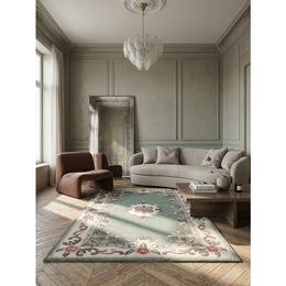 Wollteppich Orient Gr&uuml;n-Beige 120 x 180 cm - BEAULY KADIMA DESIGN