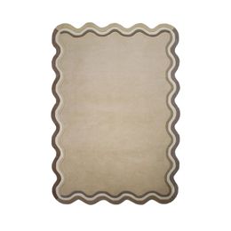 Wollteppich Hoch-Tief Natur 120 x 170 cm - WINCH KADIMA DESIGN
