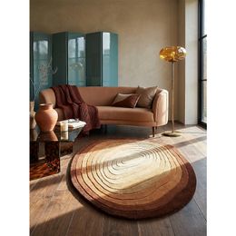 Hochflorteppich Wolle Terrakotta 200 x 290 cm - PARRET KADIMA DESIGN