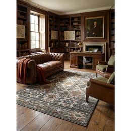 Teppich Kurzflor Gr&uuml;n 120 x 160 cm - PERRAN KADIMA DESIGN