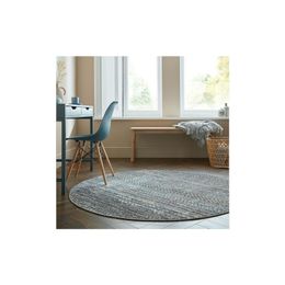 Teppich gestreift Blau &Oslash;160 cm - PERRAN KADIMA DESIGN