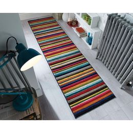 L&auml;ufer gestreift Bunt 66 x 230 cm - MEON KADIMA DESIGN