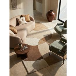 Wollteppich abstrakt Bunt 200 x 290 cm - AIRE KADIMA DESIGN