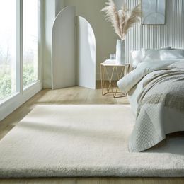 Teppich uni Wei&szlig; 120 x 170 cm - DENE KADIMA DESIGN