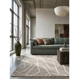 Teppich abstrakt Taupe 200 x 300 cm - ARLEN KADIMA DESIGN