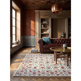 Wollteppich Orient Rot-Blau 160 x 230 cm - SOAR KADIMA DESIGN