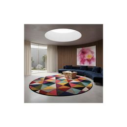 Teppich handgeschnitzt Bunt &Oslash;160 cm - MEON KADIMA DESIGN