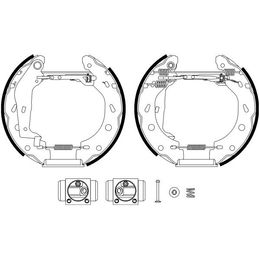 TEXTAR Bremsbackensatz Shoe Kit Pro 84057402 f&uuml;r SMART
