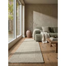L&auml;ufer Wolle Natur 60 x 230 cm - MOLE KADIMA DESIGN
