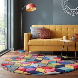 Teppich strapazierf&auml;hig Bunt &Oslash;160 cm - MEON KADIMA DESIGN