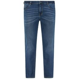 Herren Gro&szlig;e Gr&ouml;&szlig;en | Pfundskerl Stretch-Jeans "Toronto", Regular Fit Farbe mittelblau Gr&ouml;&szlig;e: 46/34