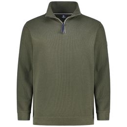 Herren Gro&szlig;e Gr&ouml;&szlig;en | Lerros Sweatshirt aus Baumwollmischung Farbe khaki Gr&ouml;&szlig;e: 3XL