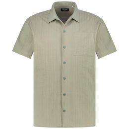 Jack & Jones Herren Gro&szlig;e Gr&ouml;&szlig;en | Jack&Jones Freizeithemd in Seersucker-Qualit&auml;t Farbe oliv Gr&ouml;&szlig;e: 8XL