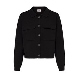 Strickjacke Fransa "Langarm FRITA", Damen, Gr. XXL, schwarz, Obermaterial: 50% Baumwolle CO. 50% Polyester PES., Strickjacken Strickjacke