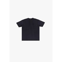 T-Shirt DROPSIZE "Dropsize REGULAR FIT T-SHIRT", Jungen, Gr. XS, acid schwarz, 100% Baumwolle, unifarben, normal, Rundhals, Shirts T-Shirt