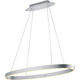 LED Pendelleuchte "DELTA", aluminiumfarben eloxiert, 2, &Oslash; 90cm, 1 Stk., HELL H&Ouml;LLISCH GUTES LICHT, Leuchten, Tastdimmer, In der H&ouml;he einstellbar, LED Pendelleuchte