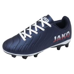 Fu&szlig;ballschuh Jako "J-SFGSWEEPER", M&auml;dchen, Gr. 38, blau (metallicblau, krot), Synthetik, Schuhe Fu&szlig;ballschuh, mit Nocken f&uuml;r Rasenpl&auml;tze, f&uuml;r Jugendliche & Kinder