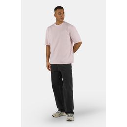 T-Shirt Pegador "Reine Oversized Tee", Jungen, Gr. S, washed powder pink, Single Jersey, Obermaterial: 100% Baumwolle, bedruckt, oversize normal, Rundhals, Shirts T-Shirt, Baumwolle, oversize