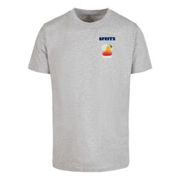 T-Shirt MisterTee "MisterTee Herren Vintage Spritz Tee", Jungen, Gr. M, erdgrau, 100% Baumwolle, unifarben, normal, Rundhals, Shirts T-Shirt