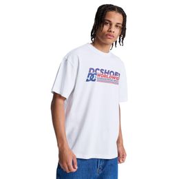 T-Shirt DC Shoes "Queltra Lhss", Jungen, Gr. L, wei&szlig;, Obermaterial: 75% Baumwolle, 25% Baumwolle., Shirts T-Shirt