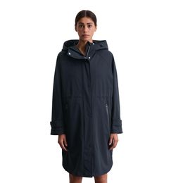 Marc O'Polo Outdoorjacke MARC O'POLO "aus wasserdichtem Nylon-Stretch", Damen, Gr. 32, blau (deep night blau), Obermaterial: 88% Polyamid, 12% Elasthan, unifarben, regular fit, Jacken Outdoorjacke