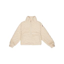 Fleecepullover Roxy "Blurry Cloud", M&auml;dchen, Gr. 8(125-130cm), beige (parchment), Obermaterial: 100% Polyester., Sweatshirts Fleecepullover