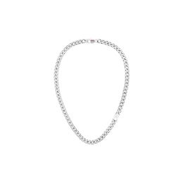 Panzerkette Tommy Hilfiger "TH85 CHAIN", silber (edelstahlfarben), Halsketten, Damen, Edelstahl, L: 56 B: 10mm, Panzerkette, B:10mm