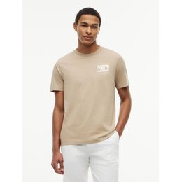 Tommy Hilfiger Herren T-Shirt "MONO SUN GRAPHIC REGULAR TEE"batique khaki, Gr. XL, bedruckt, Single Jersey, Obermaterial: 100% Baumwolle, Shirts, aus
