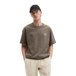 Marc O'Polo T-Shirt MARC O'POLO, Jungen, Gr. S, schwarz nickle, Jersey, Obermaterial: 100% Baumwolle, loose fit, Rundhals, Shirts T-Shirt, loose fit mit R&uuml;ckenprint