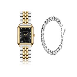 Quarzuhr ISABELLA FORD "SFG2-1", gold, silber, Armbanduhren, Damen, Quarzuhr