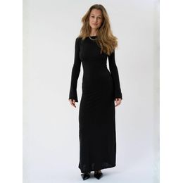 Jerseykleid ITS MAY "ITS MAY Dress Layla", Damen, Gr. M/L, schwarz, Obermaterial: 95% Polyester, 5% Elasthan, Kleider Jerseykleid