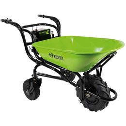 Motorschubkarre ZIPPER, gr&uuml;n, B:71cm H:52cm L:102cm, Motorschubkarren, ideal f&uuml;r den Transport von Sch&uuml;ttg&uuml;tern rund um Haus, Hof und Garten