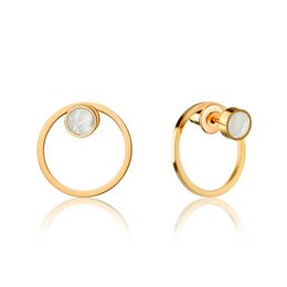Ohrring-Set ISABELLA FORD "FE015G", gold, Ohrringe, Damen, 1,5cm, Edelstahl