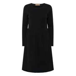 Midikleid Culture "Kleid CUluci", Damen, Gr. L, N-Gr, schwarz, Obermaterial: 81% Polyester Pol. recyc.. 19% Polyamid PA., Kleider Midikleid