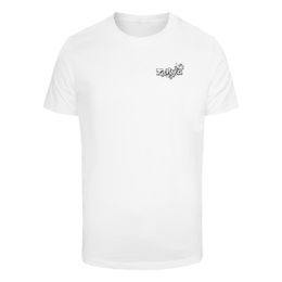 T-Shirt MisterTee "MisterTee Herren Tokyo Dragon Tee", Jungen, Gr. XXL, wei&szlig;, 100% Baumwolle, bedruckt, normal, Rundhals, Shirts T-Shirt