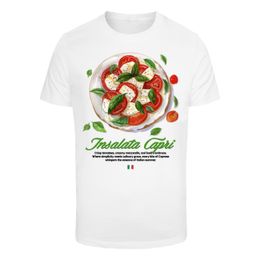 T-Shirt MisterTee "MisterTee Insalata Capri Tee", Jungen, Gr. XXL, wei&szlig;, 100% Baumwolle, bedruckt, normal, Rundhals, Shirts T-Shirt