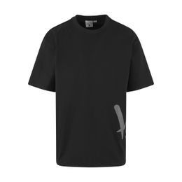 T-Shirt Karl Kani "Karl Kani Woven Signature Kani Tag Tee", Jungen, Gr. M, schwarz, dunkelgrau, 100% Baumwolle, bedruckt, normal, Rundhals, Shirts T-Shirt