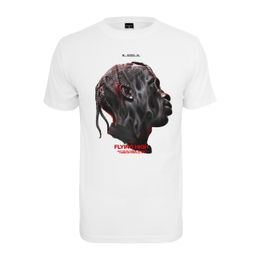 Kurzarmshirt "Upscale by Mister Tee Herren Flying High Oversize Tee", Jungen, Gr. M, wei&szlig;, 100% Baumwolle, UPSCALE BY MISTER TEE, unifarben, oversize, Rundhals, Shirts