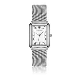 Quarzuhr ISABELLA FORD "FG3-B018S", silber, Armbanduhren, Damen, Quarzuhr